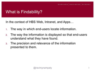 Findability Standards | PDF