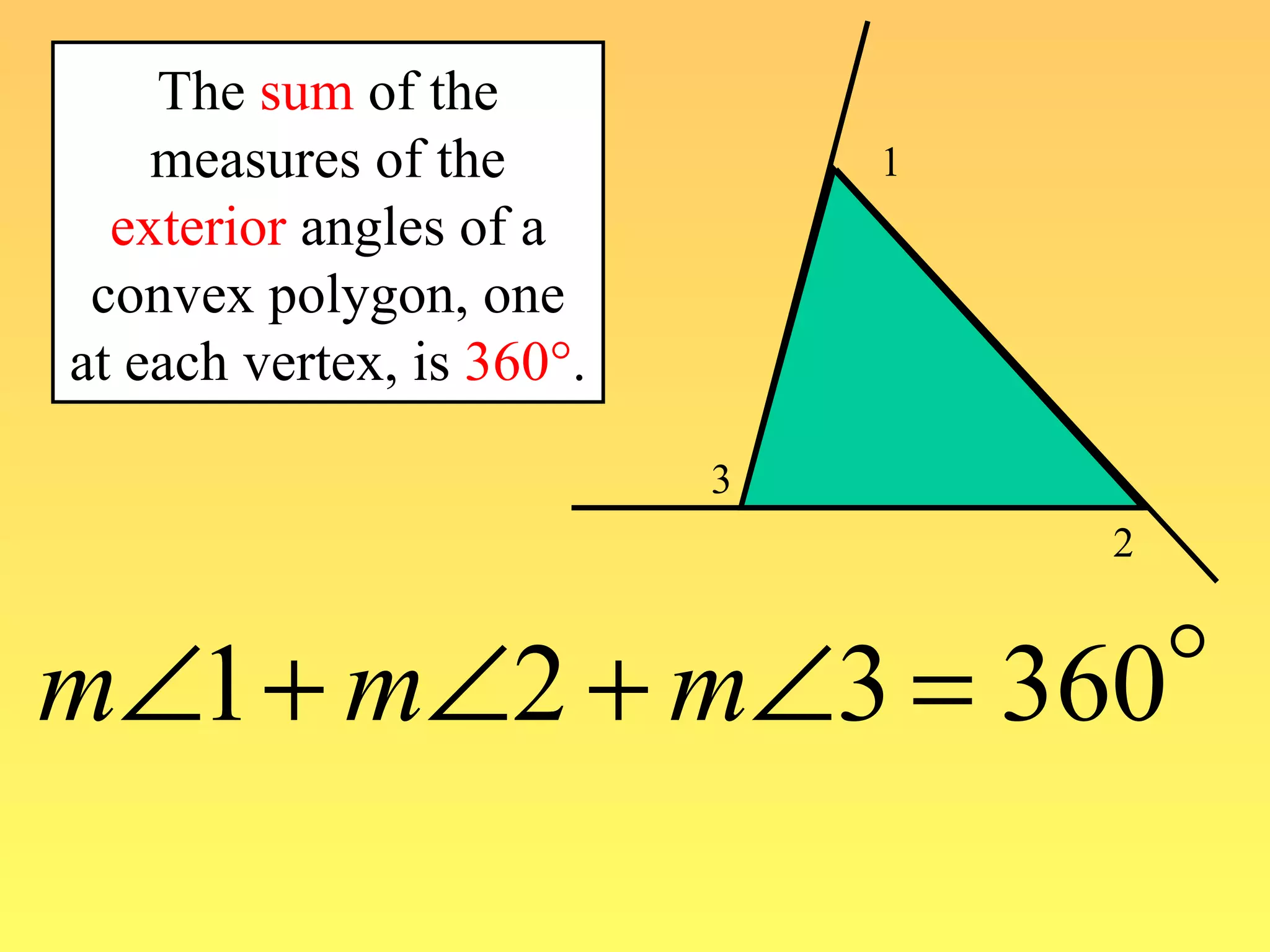 Find angle measures in a polygon | PPT