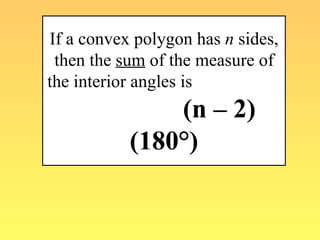 Find angle measures in a polygon | PPT