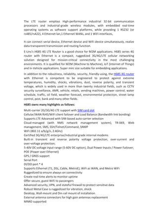 Find Details on H685 4G Router | PDF