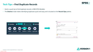 Find Duplicate Records in IBM SPSS Modeler.pptx