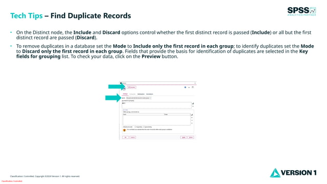 Find Duplicate Records In Ibm Spss Modeler Pptx