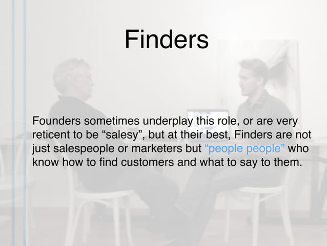 Finders, Minders and Grinders: The Three Essential Roles in Your ...
