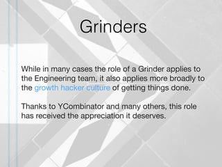 Finders, Minders and Grinders: The Three Essential Roles in Your ...
