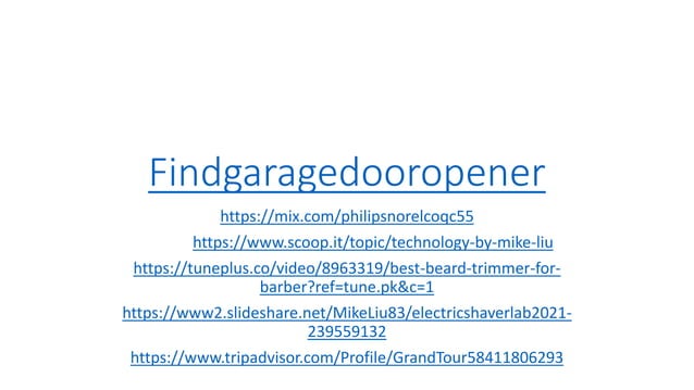 chamberlain b550 review | PPTX