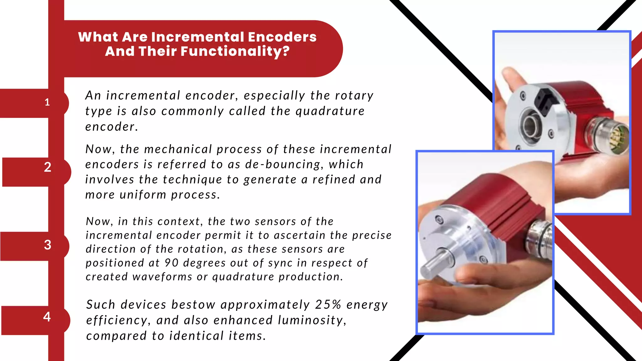 Find heavy-duty and light industrial applications with the Incremental Rotary Encoders. | PPTX ...