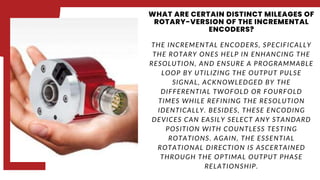 Find heavy-duty and light industrial applications with the Incremental Rotary Encoders. | PPTX ...