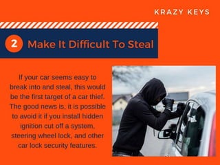 Find How to Secure Your Car Keys From Theft | Krazy Keys | PPT