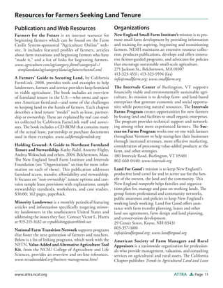 Finding Land to Farm: Six Ways to Secure Farmland | PDF