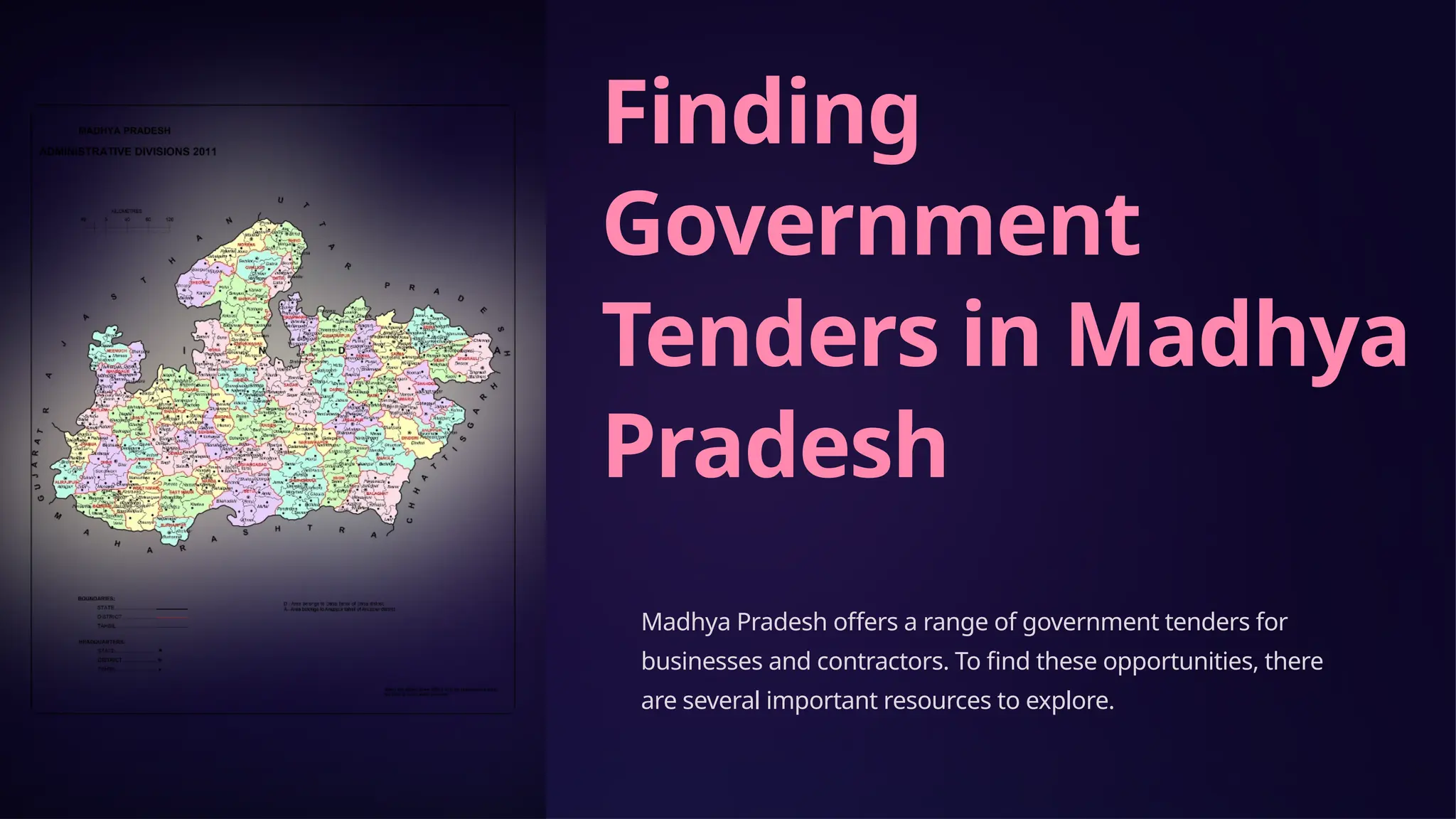 "Explore Opportunities with Madhya Pradesh Tenders" | PPTX
