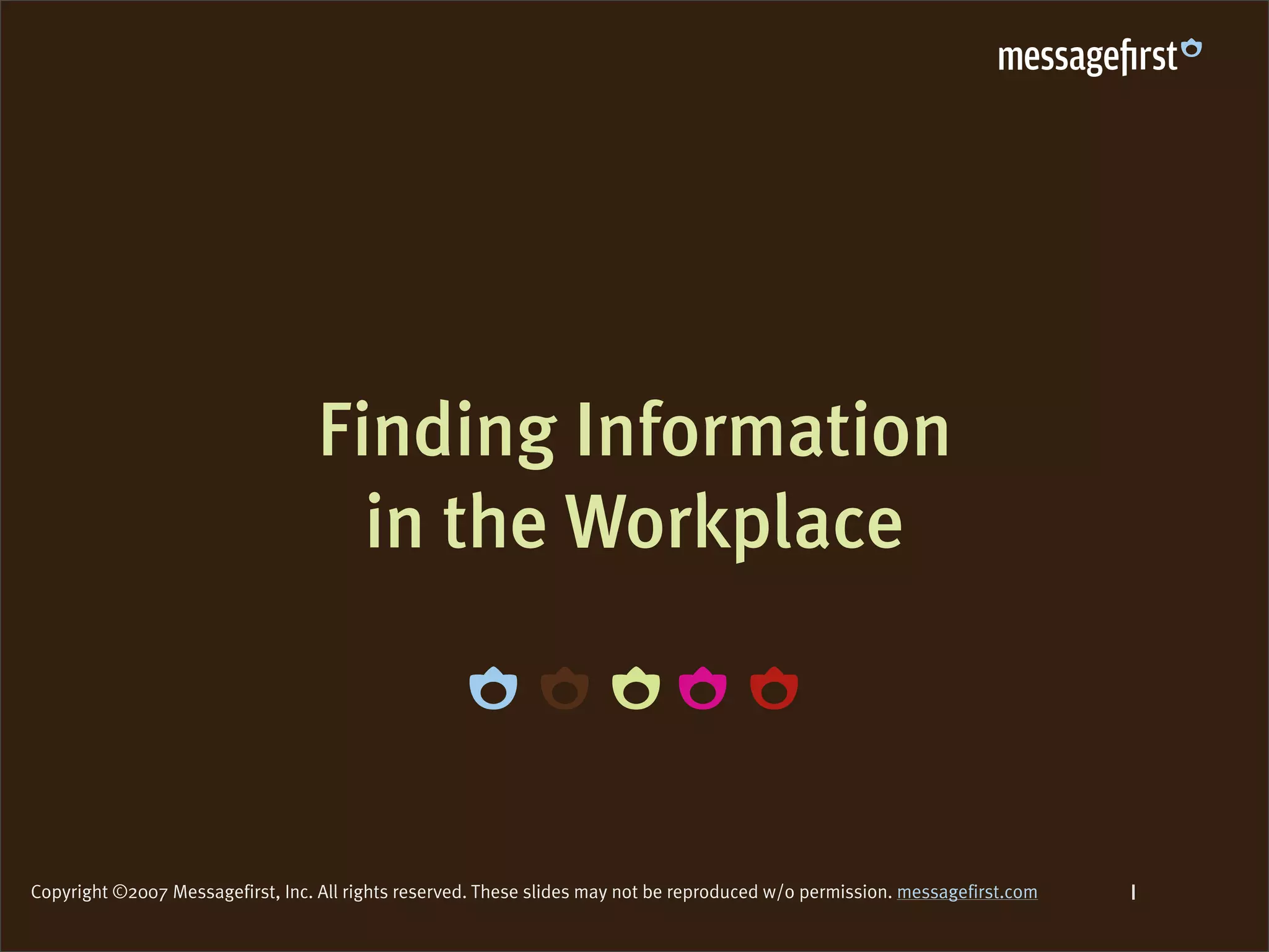 Finding Information in the Workplace | PDF