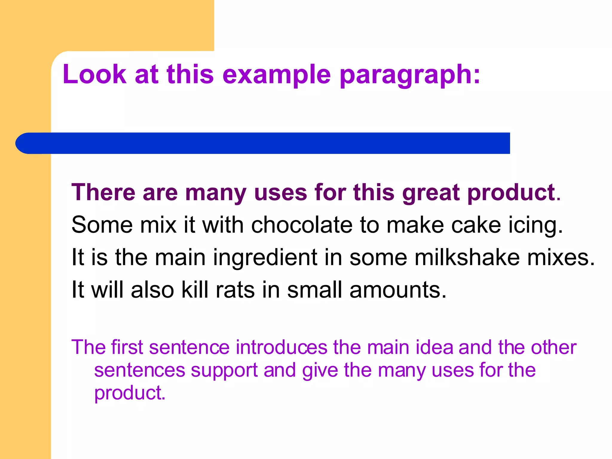 Finding Main Ideas | PPT