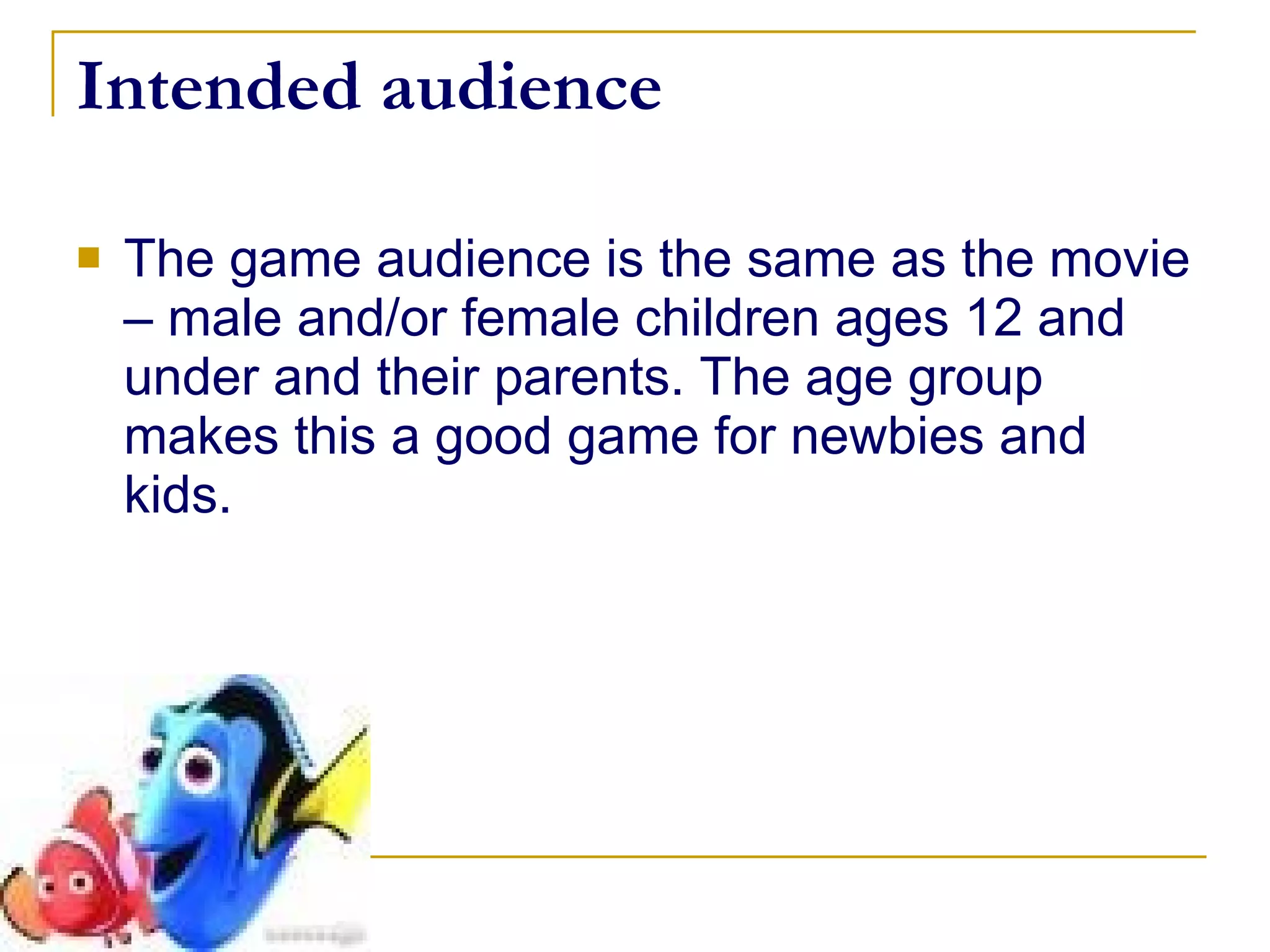 Finding Nemo Demo | PPT