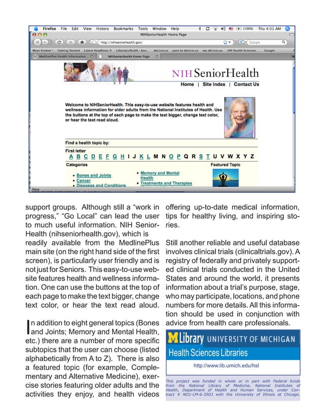 Finding Reliable Health Information Online | PDF | Medical Health