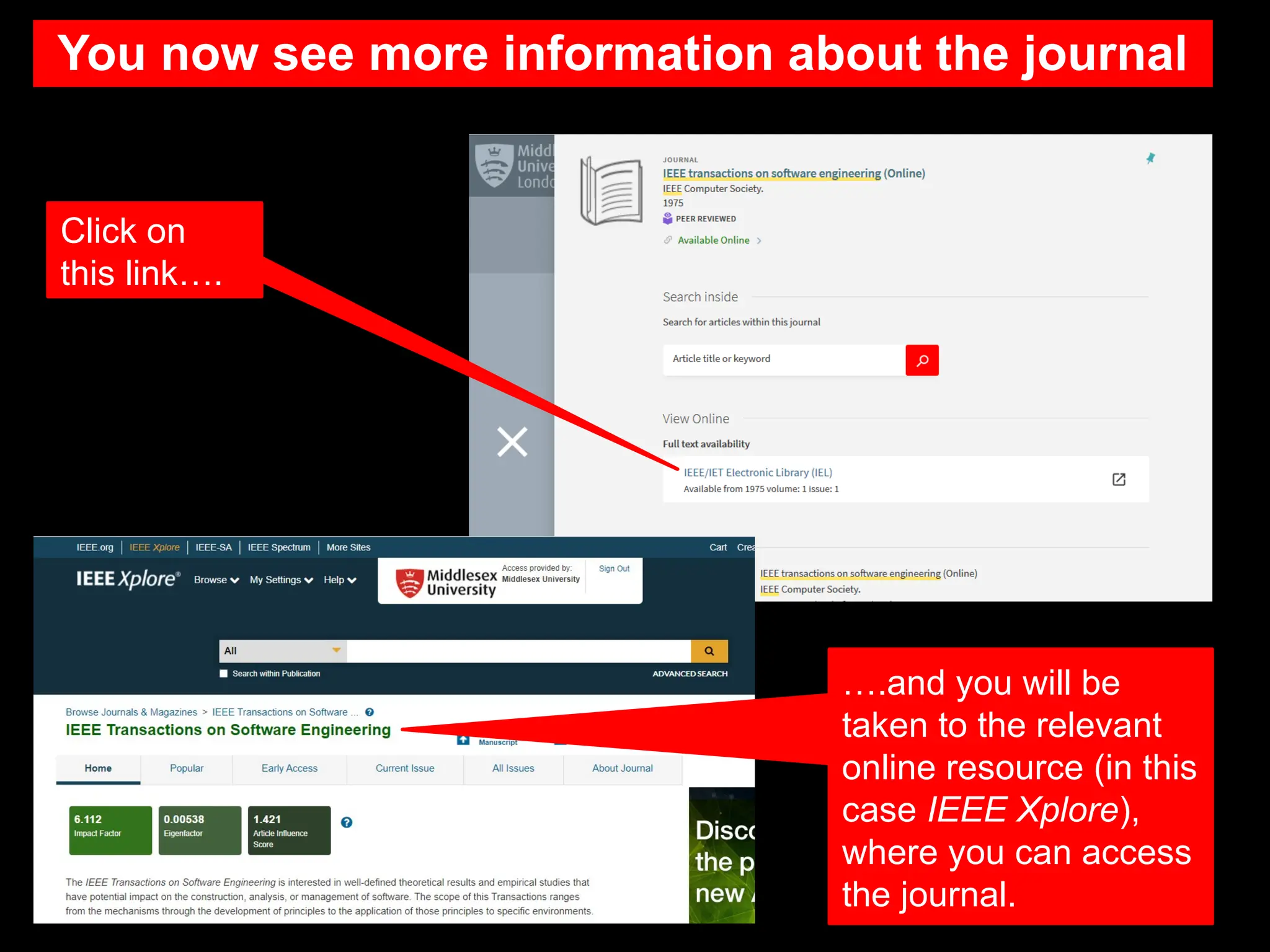 Library Search: Finding a journal article | PPTX