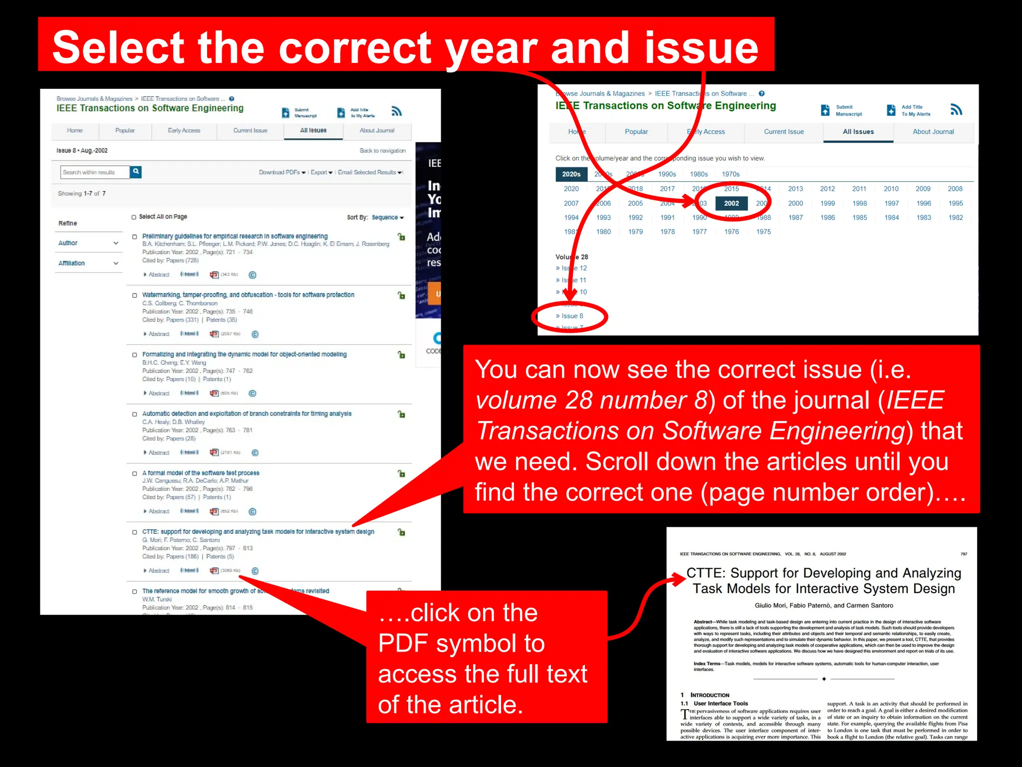 Library Search: Finding a journal article | PPTX