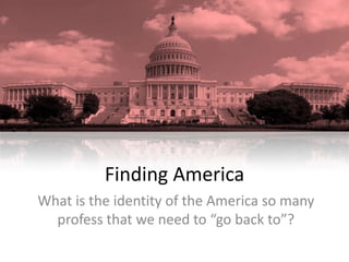 Finding america | PPTX