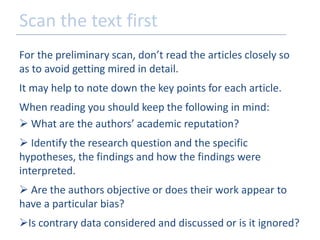 Finding an argument | PPT