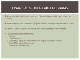 Finding, Applying & Winning Scholarships and Applying for Financial Aid ...