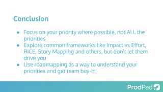 Finding a Product Prioritization Framework That Works | PPT