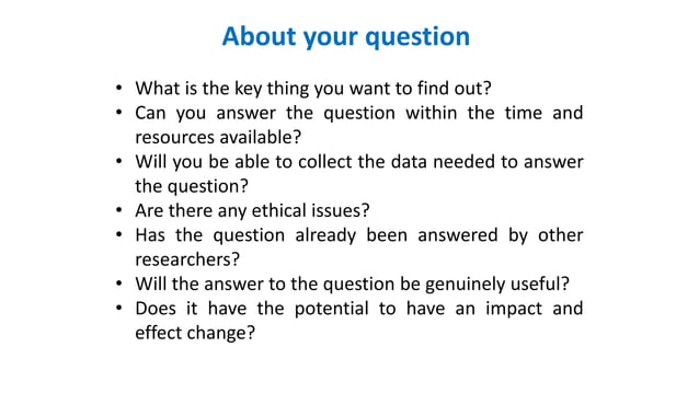 Finding a research topic | PPT