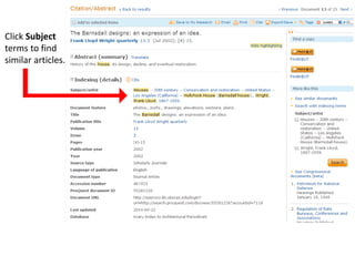 Finding Articles @APL | PPT