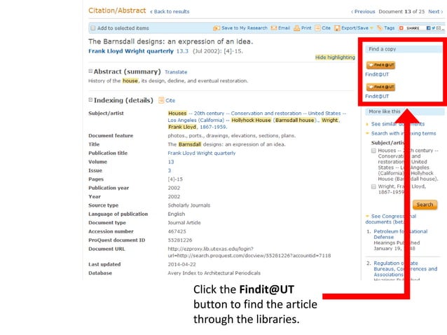 Finding Articles @APL | PPTX