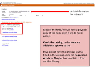 Finding Articles @APL | PPTX