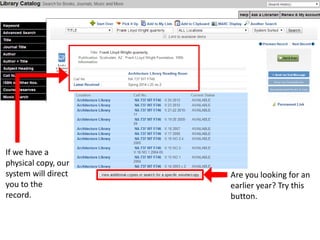 Finding Articles @APL | PPT