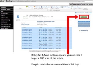 Finding Articles @APL | PPT