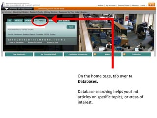 Finding Articles @APL | PPTX