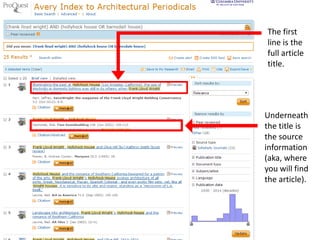 Finding Articles @APL | PPTX
