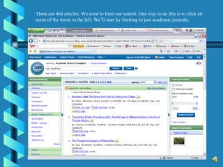 Finding articles using academic search complete | PPT
