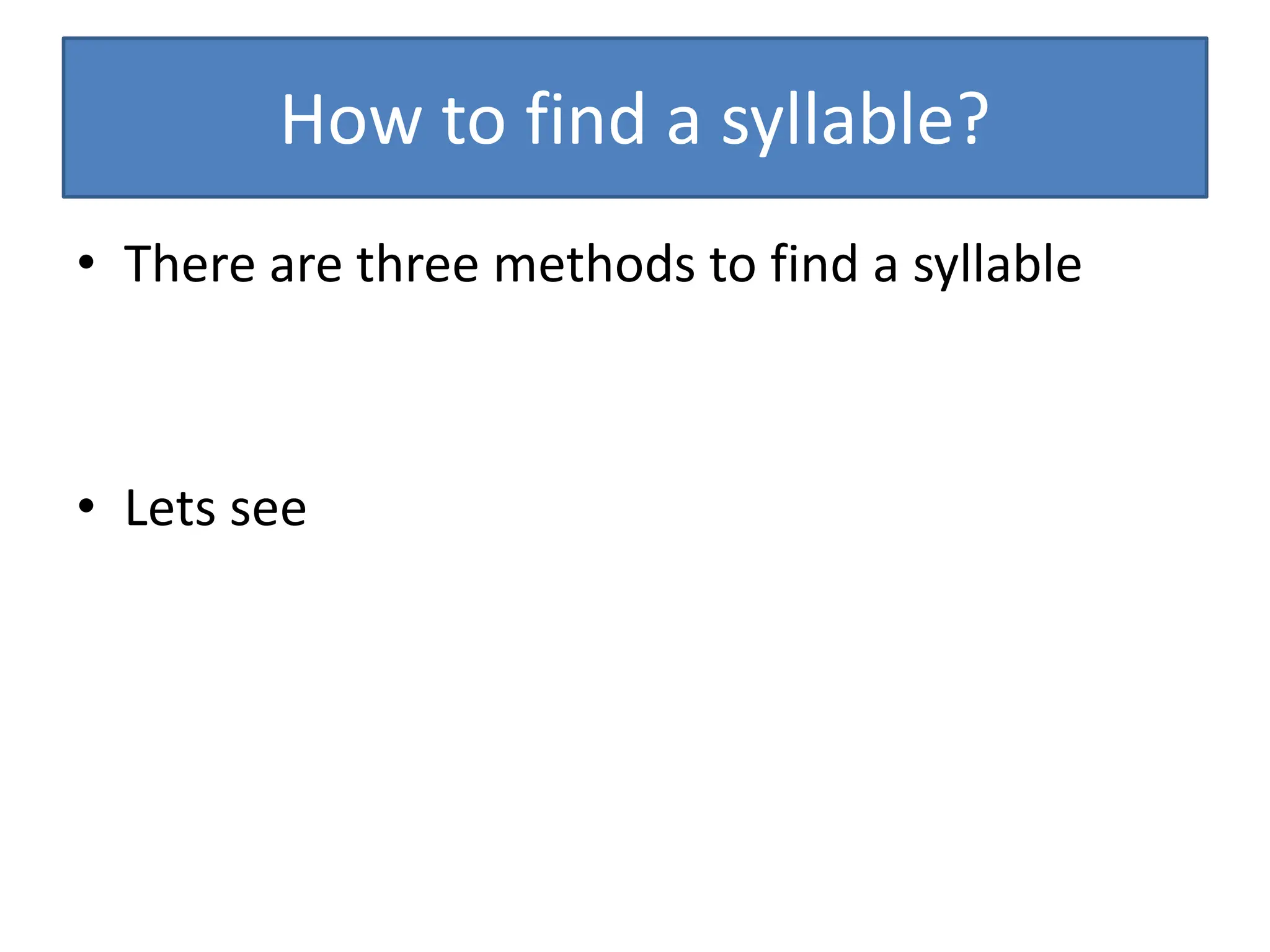 finding a syllable.pptx
