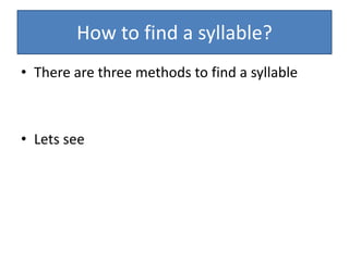 finding a syllable.pptx