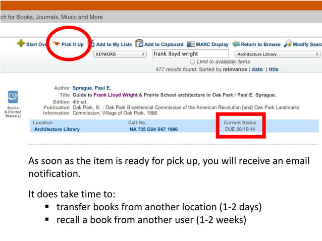 Finding Books @APL | PPT