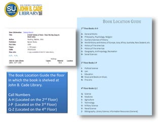 Finding books in the online catalog | PPTX | Technology & Computing