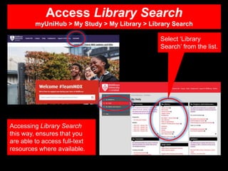 Library Search 4: Finding Books | PPT