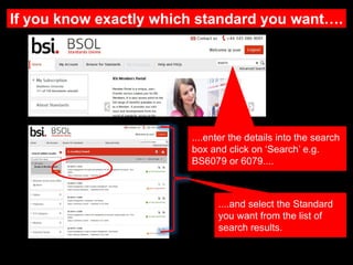 Finding and Accessing British Standards 2024 | PPT