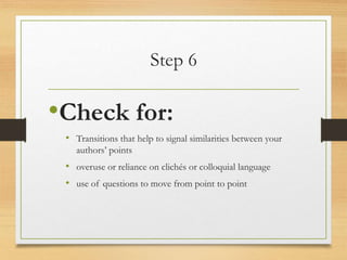 Finding common ground | PPTX