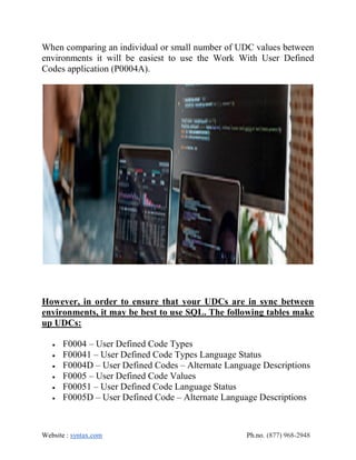 Finding differences between udcs (sql commands) | PDF | Free Download