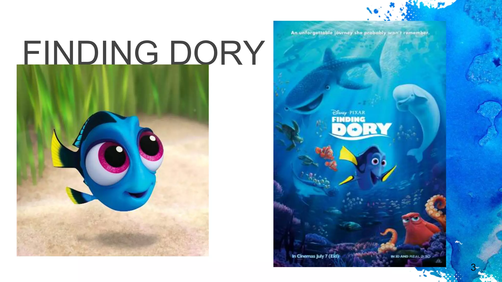 Finding dory advertisement | PPTX