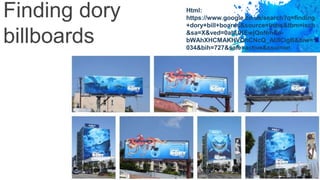 Finding dory advertisement | PPTX
