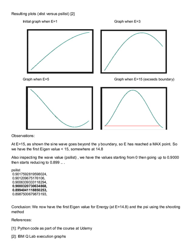 Finding Eigen values using numerical shooting method | PDF