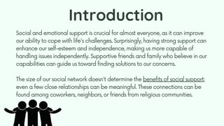 Finding Emotional Support through Support Groups | Solh Wellness | PDF