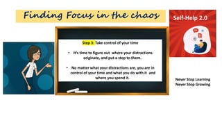 Finding focus in the chaos | PPT