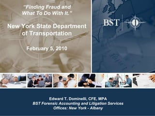 Finding Fraud and What To Do With It.ppt