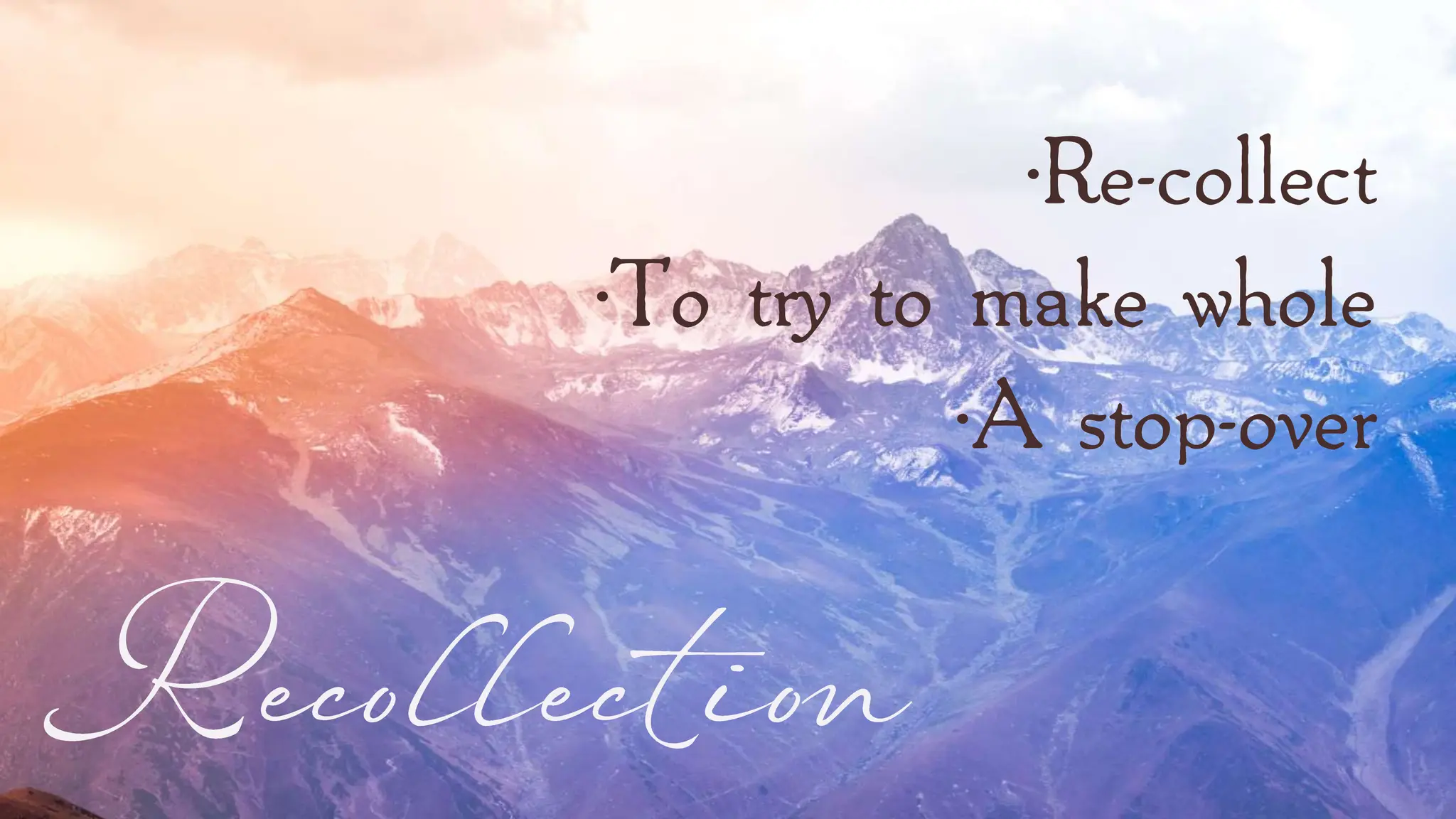 Finding God - Recollection for Students.pptx