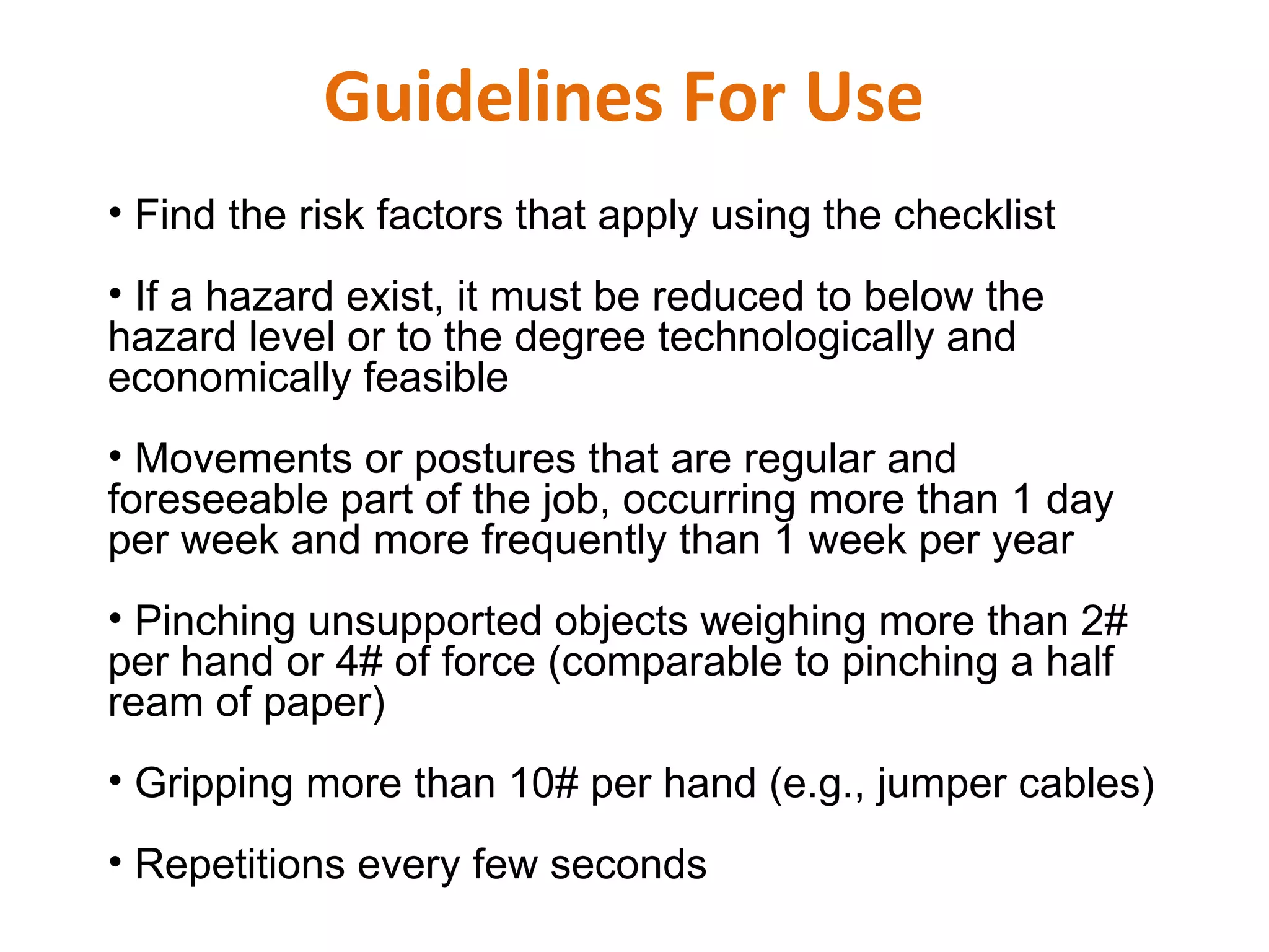 Finding Hazards Using Washing State Hazard Zone Cchecklist | PPT