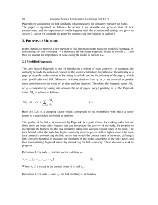 Finding important nodes in social networks based on modified pagerank | PDF